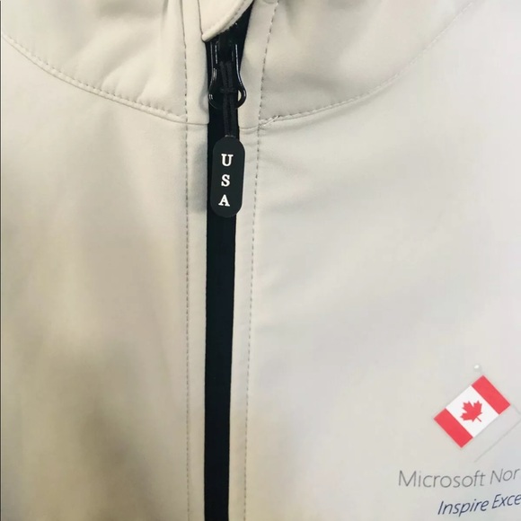 Microsoft | Jackets & Coats | Mens Jacket Zipper Up Microsoft Usa ...
